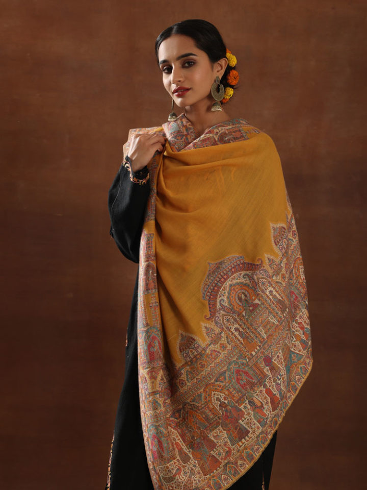 Buy Authentic Kashmiri Pashmina Shawls – Handwoven & Certified